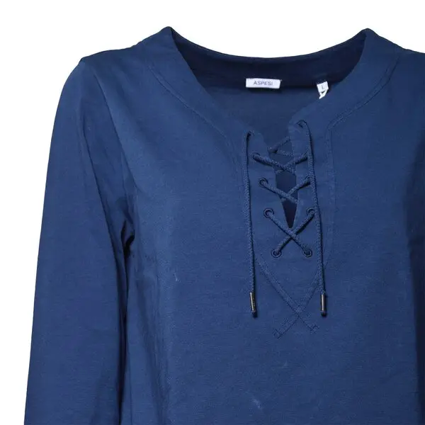 Aspesi Long Sleeve Lace Up Shirt
