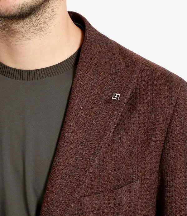 Tagliatore Single-breasted Herringbone Blazer