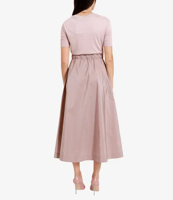 Herno Cotton And Lyocell Blend Midi Dress