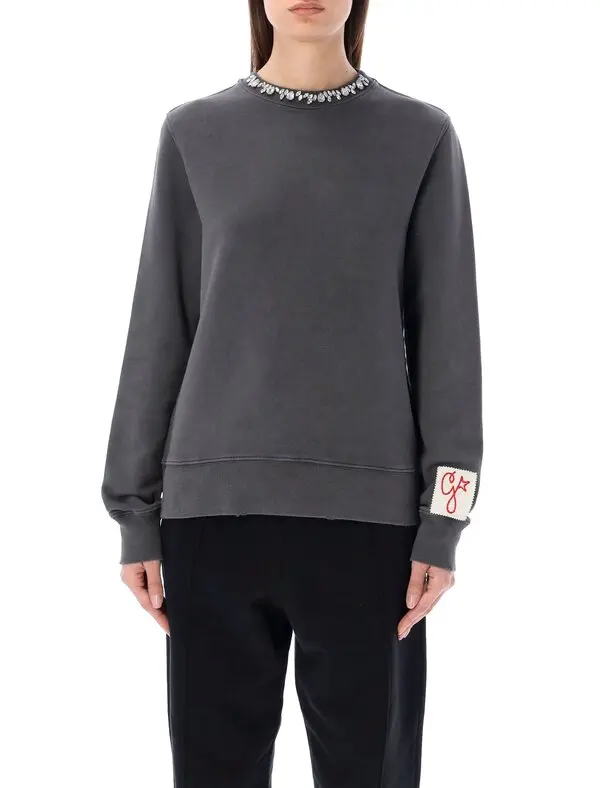 GOLDEN GOOSE Embellished Crewneck Sweatshirt