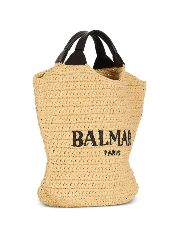 Balmain Crochet Mini Cabas Bag