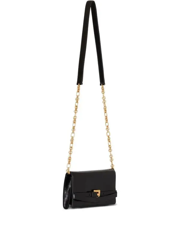 Balmain Shuffle Leather Wallet On Chain