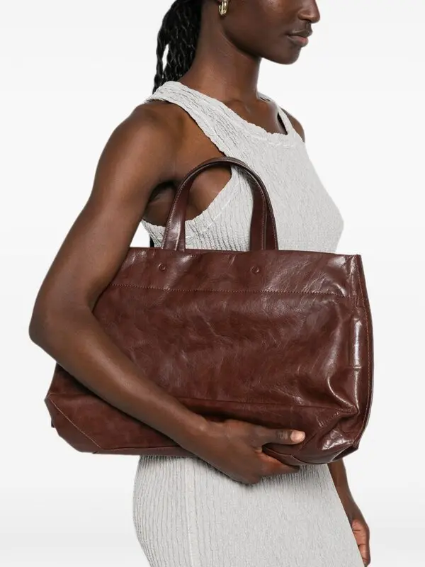 LIHANN GEORGE Elli Leather Tote Bag