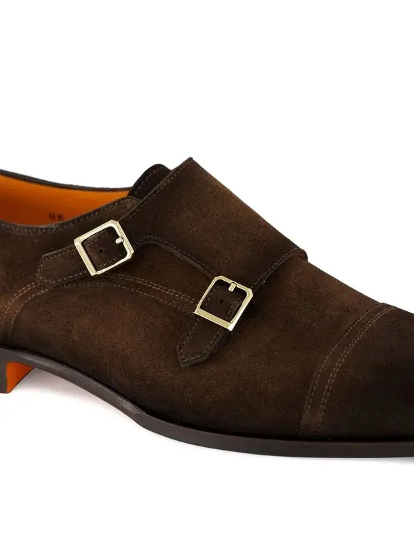 Santoni Double Buckle Loafer