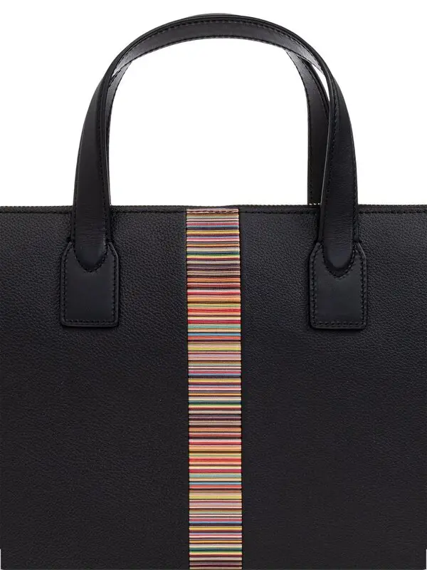 Paul Smith Signature Stripe Leather Handbag