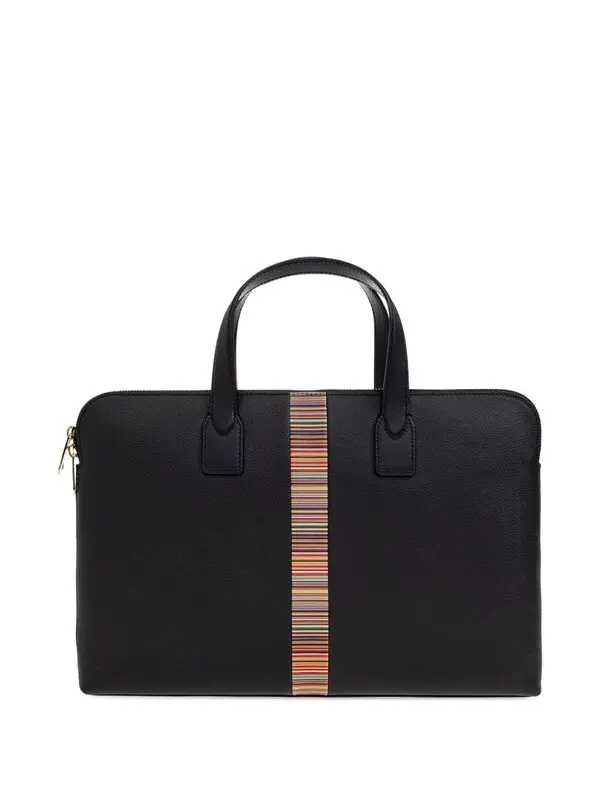 Paul Smith Signature Stripe Leather Handbag