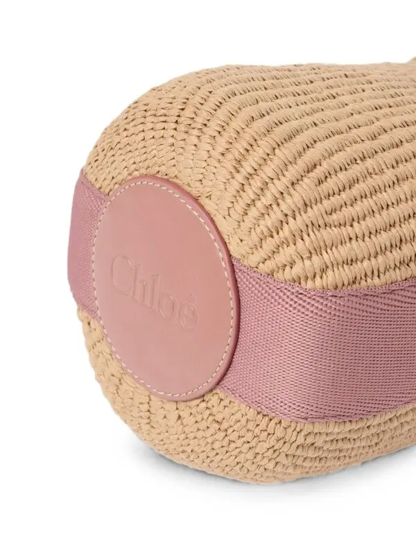 Chloé Woody Small Raffia Bucket Bag