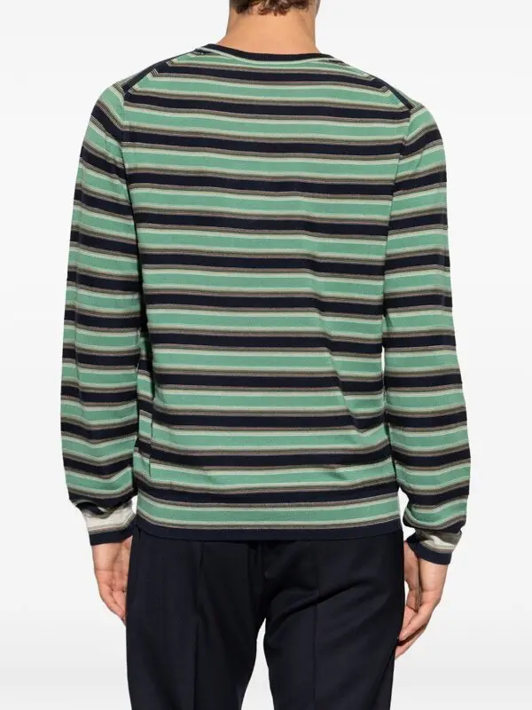 Paul Smith Wool Striped Crewneck Sweater