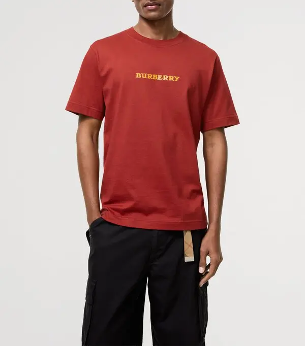 Burberry Cotton Heritage Logo T-shirt