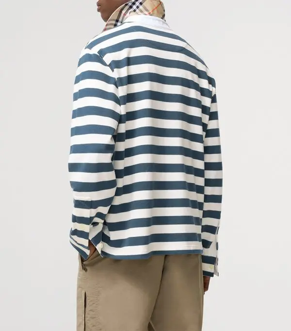 Burberry Cotton Ekd Stamp Rugby Shirt