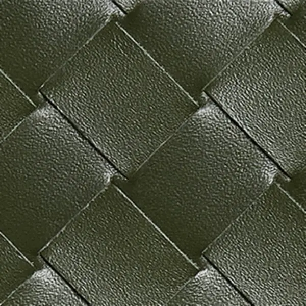 Bottega Veneta Leather Intrecciato Passport Holder - Green