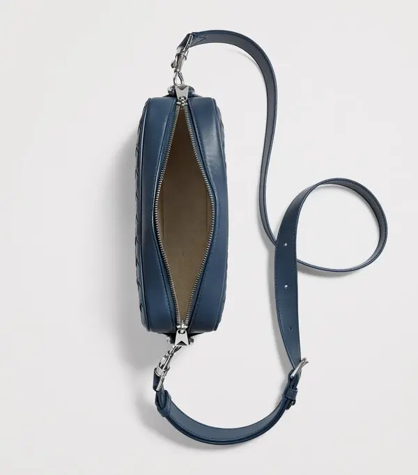 Bottega Veneta Small Leather Intrecciato Camera Bag