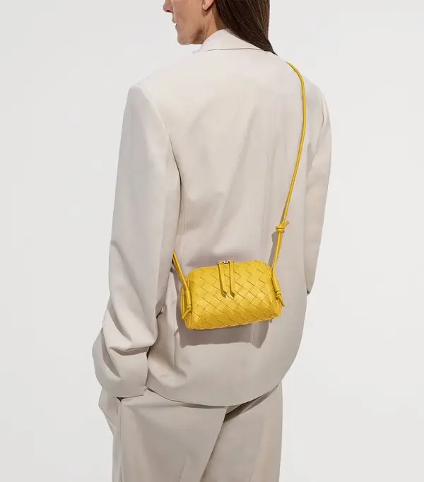 Bottega Veneta Leather Concert Pouch