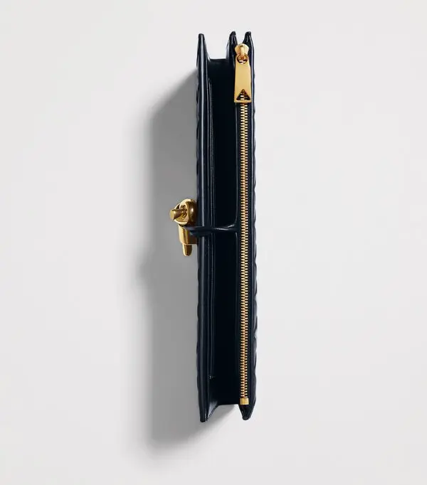 Bottega Veneta Leather Andiamo Bifold Wallet