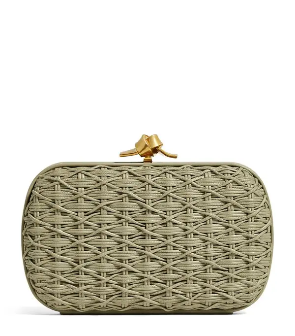 Bottega Veneta Leather Knot Minaudiere Clutch Bag