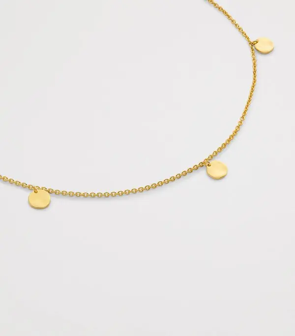 Monica Vinader Vermeil Siren Muse Station Chain Bracelet - Gold