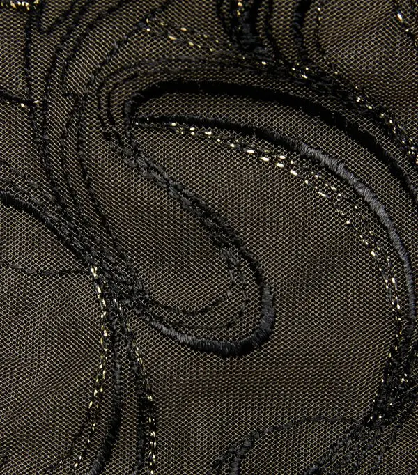 BORDELLE Embroidered Pearl Thong