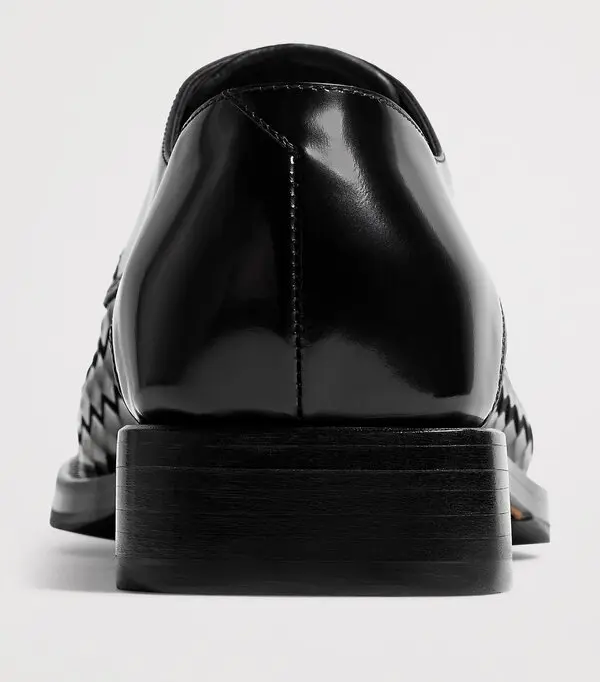 Bottega Veneta Leather Smashed Lace-up Shoes
