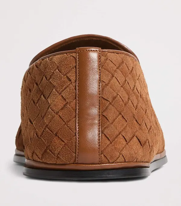 Bottega Veneta Suede Palazzo Slippers