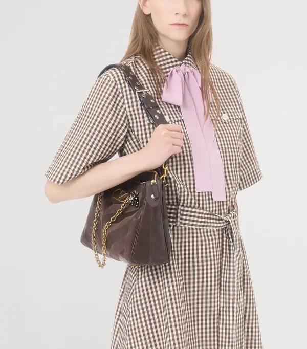 Valentino Garavani Cotton Check Mini Dress