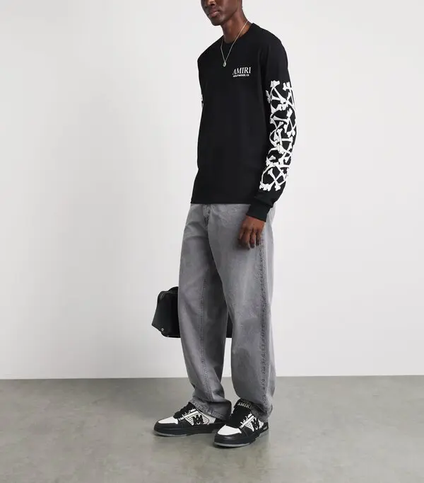 Amiri Ma Skyline Leather Sneakers