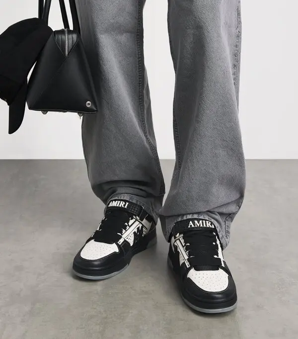 Amiri Ma Skyline Leather Sneakers