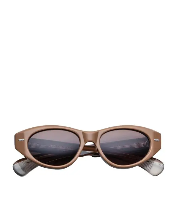 JACQUES MARIE MAGE Krasner Oval Sunglasses