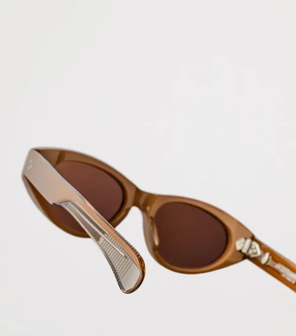 JACQUES MARIE MAGE Krasner Oval Sunglasses