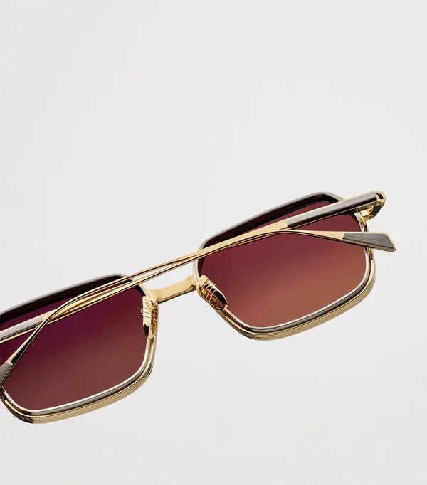JACQUES MARIE MAGE Titanium Admiral Sunglasses