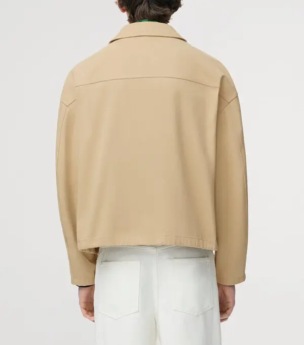 Loewe Canvas Zip-up Jacket - Beige
