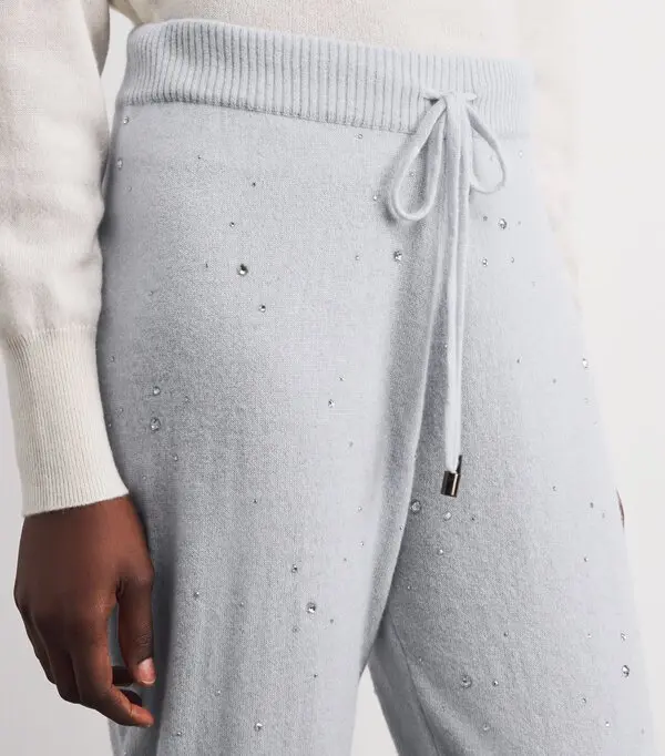 WILLIAM SHARP Cashmere Crystal-embellished Sweatpants