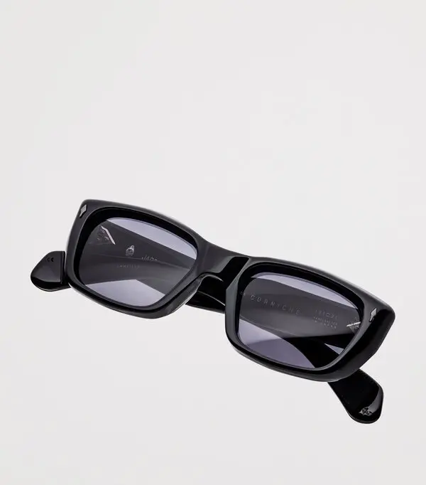 JACQUES MARIE MAGE Corniche Rectangle Sunglasses