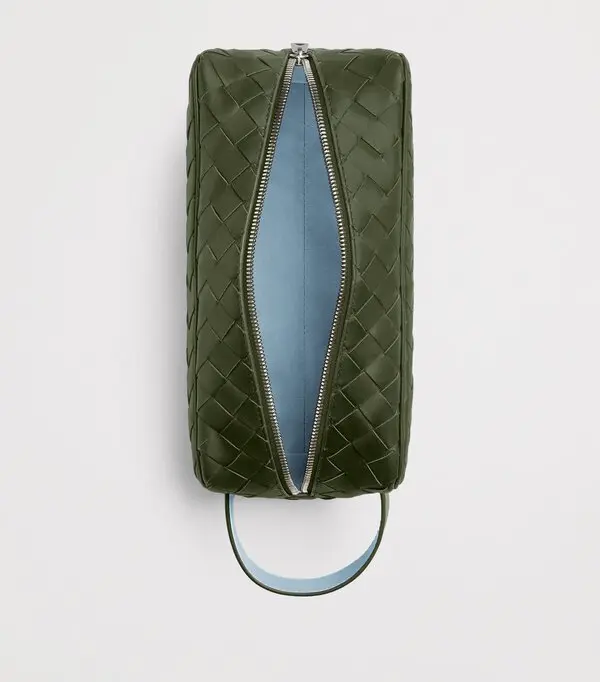 Bottega Veneta Intrecciato Leather Wash Bag