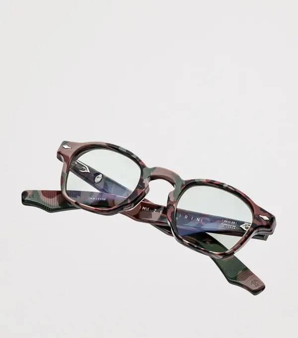JACQUES MARIE MAGE Zephirin Round Frame Sunglasses