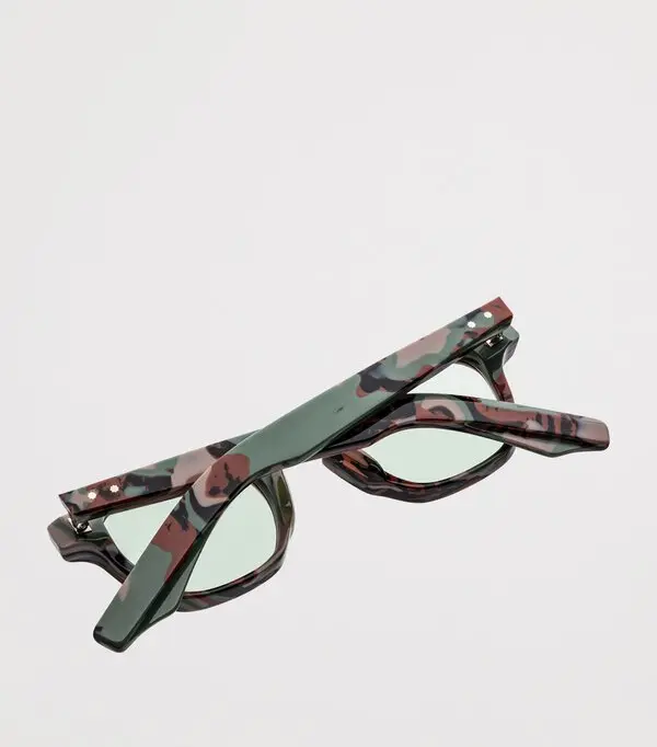 JACQUES MARIE MAGE Zephirin Round Frame Sunglasses
