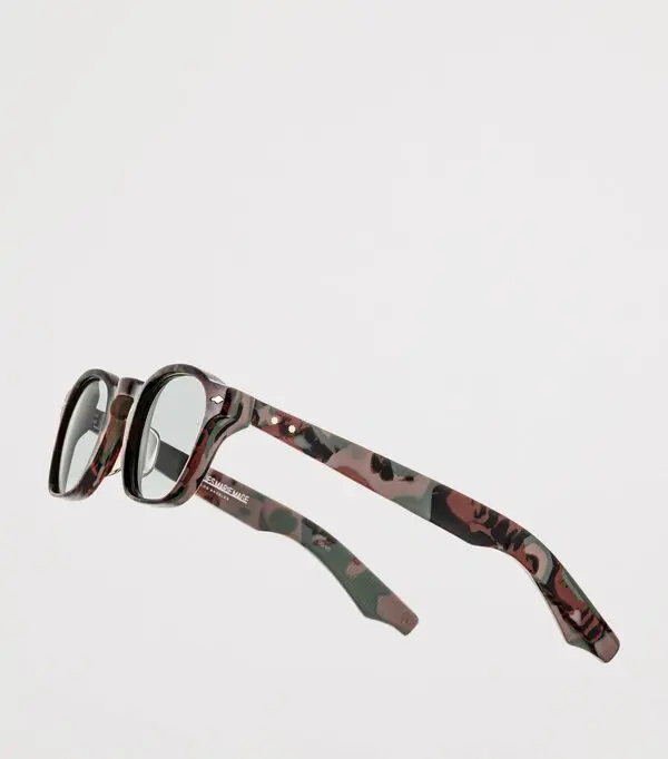 JACQUES MARIE MAGE Zephirin Round Frame Sunglasses