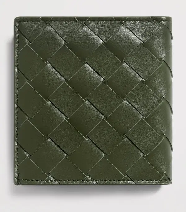 Bottega Veneta Slim Leather Intrecciato Bifold Wallet