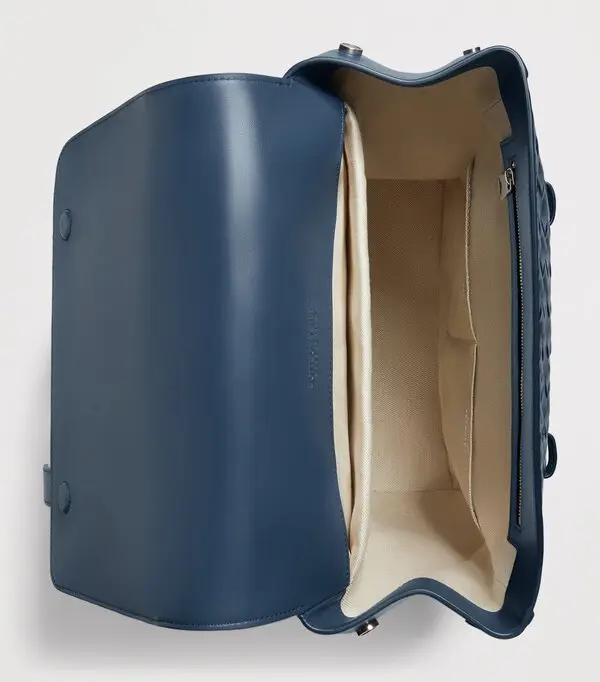 Bottega Veneta Leather Intrecciato Backpack