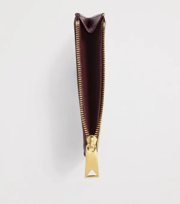 Bottega Veneta Leather Zipped Card Case