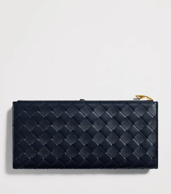 Bottega Veneta Leather Andiamo Bifold Wallet