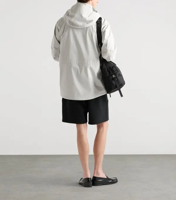 Prada Technical Fabric Hooded Jacket