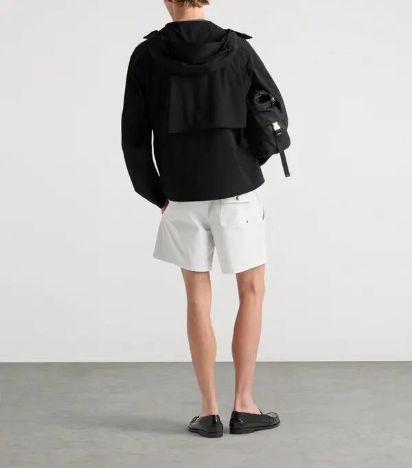 Prada Re-nylon Hooded Jacket With Tonal Logo