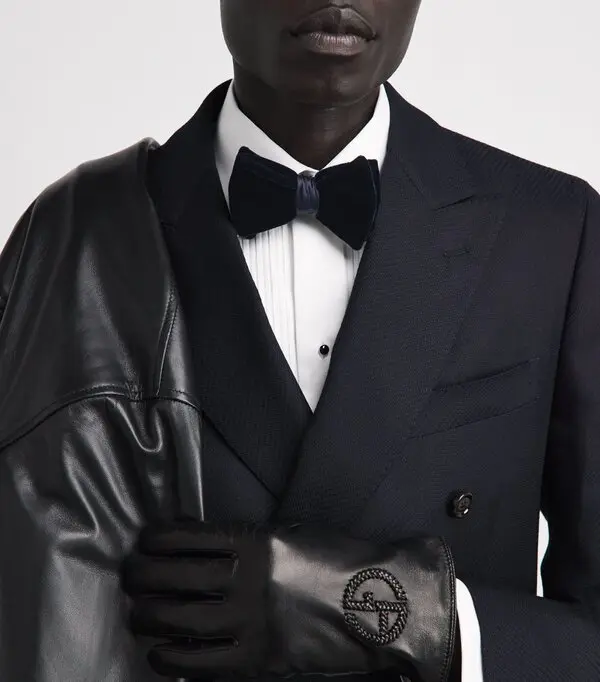 Giorgio Armani Velvet Bow Tie