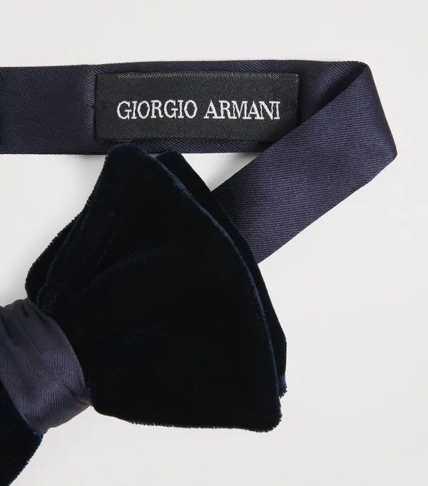 Giorgio Armani Velvet Bow Tie
