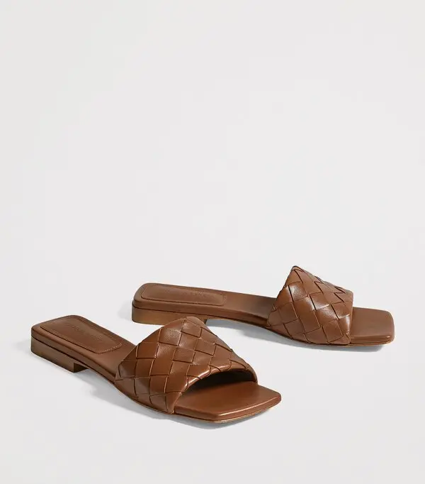 Bottega Veneta Lambskin Parco Mules