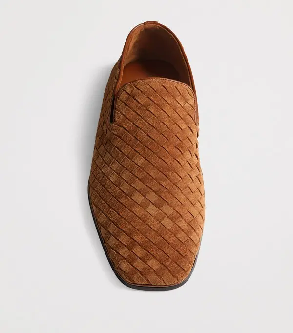 Bottega Veneta Suede Palazzo Slippers