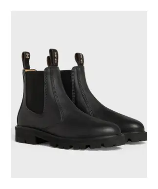 Celine Margaret Chelsea Boot In Calfskin