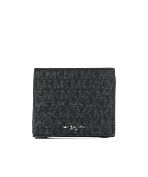 Michael Kors Greyson Logo Lettering Bi-fold Wallet