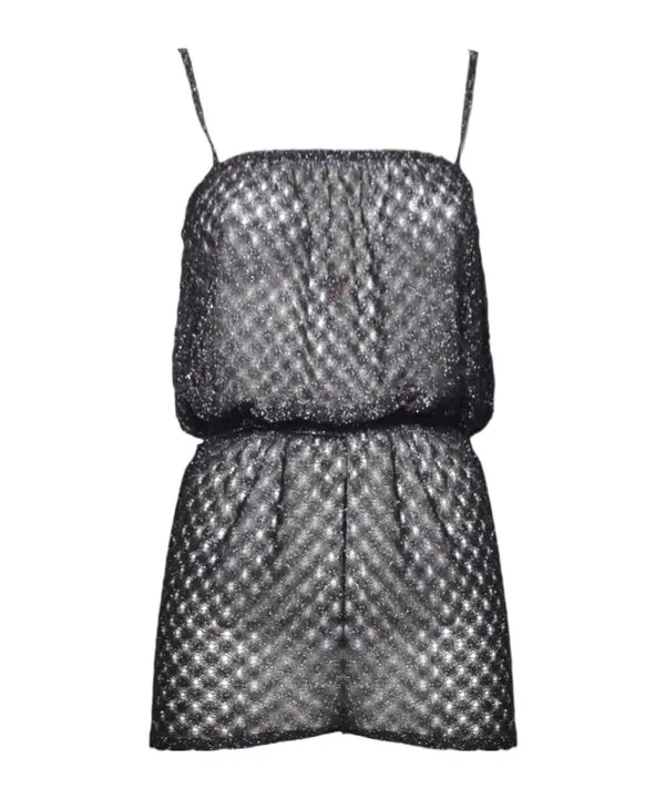 Missoni Spiderweb Motif Short Jumpsuit