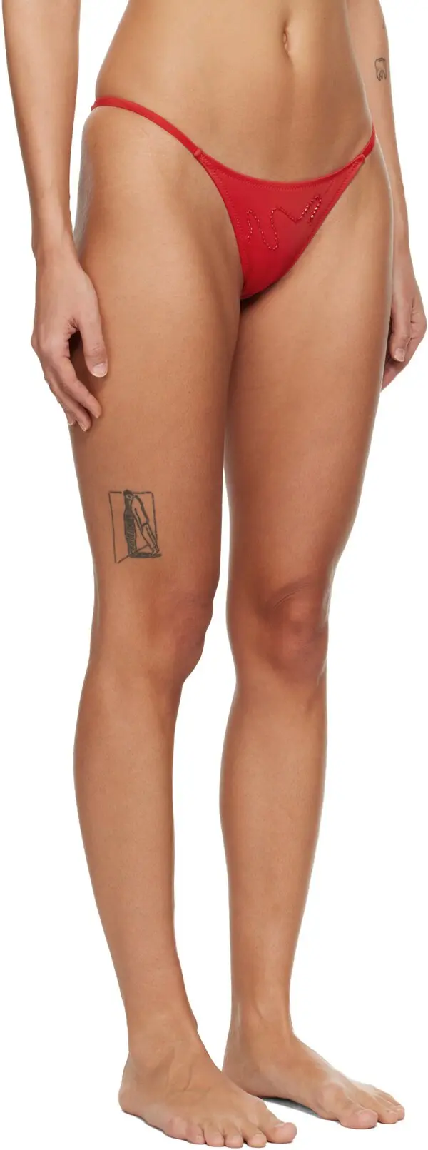 Paloma Wool Bead-embellished Bikini Bottoms